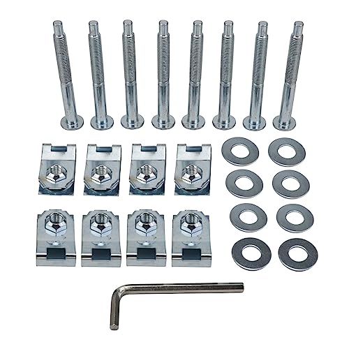 KGGMGUG Truck Bed Mounting Bolt Nut Hardware Kit Fits for Ford 1999-2016 F250 F350 F450 F550 Super Duty Replaces 924-311 W706640-S900 W706641-S900 W708770-S436 XC3Z-9900038-AA