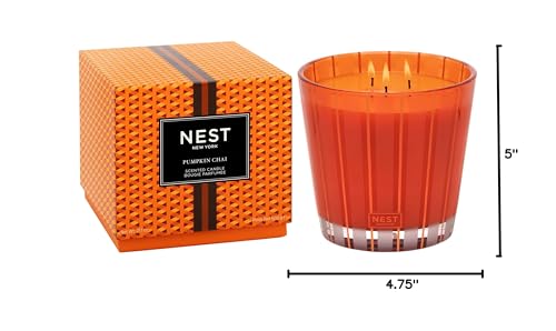NEST Fragrances 3-Wick Candle- Pumpkin Chai , 21.1 oz - NEST03PC002