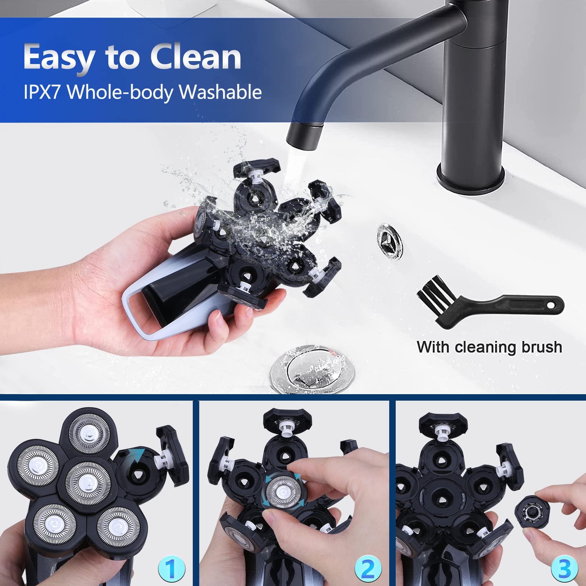 Head Shaver for Bald Men