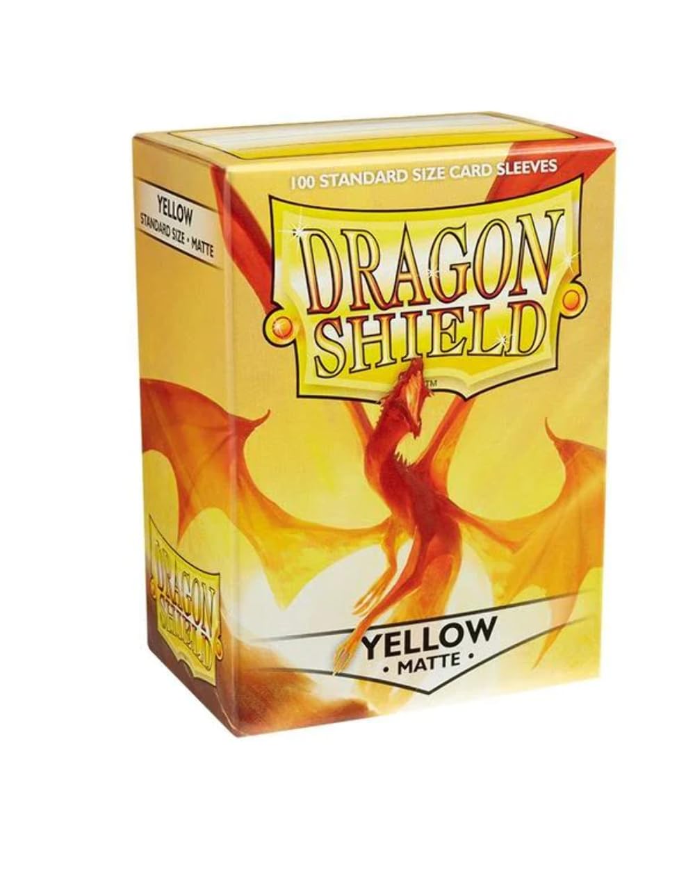 Dragon Shield Standard Size Sleeves – Matte Orange 100CT - Card Sleeves are Smooth & Tough - Compatible with Pokemon, Yugioh, & Magic The Gathering Card Sleeves – MTG, TCG, OCG