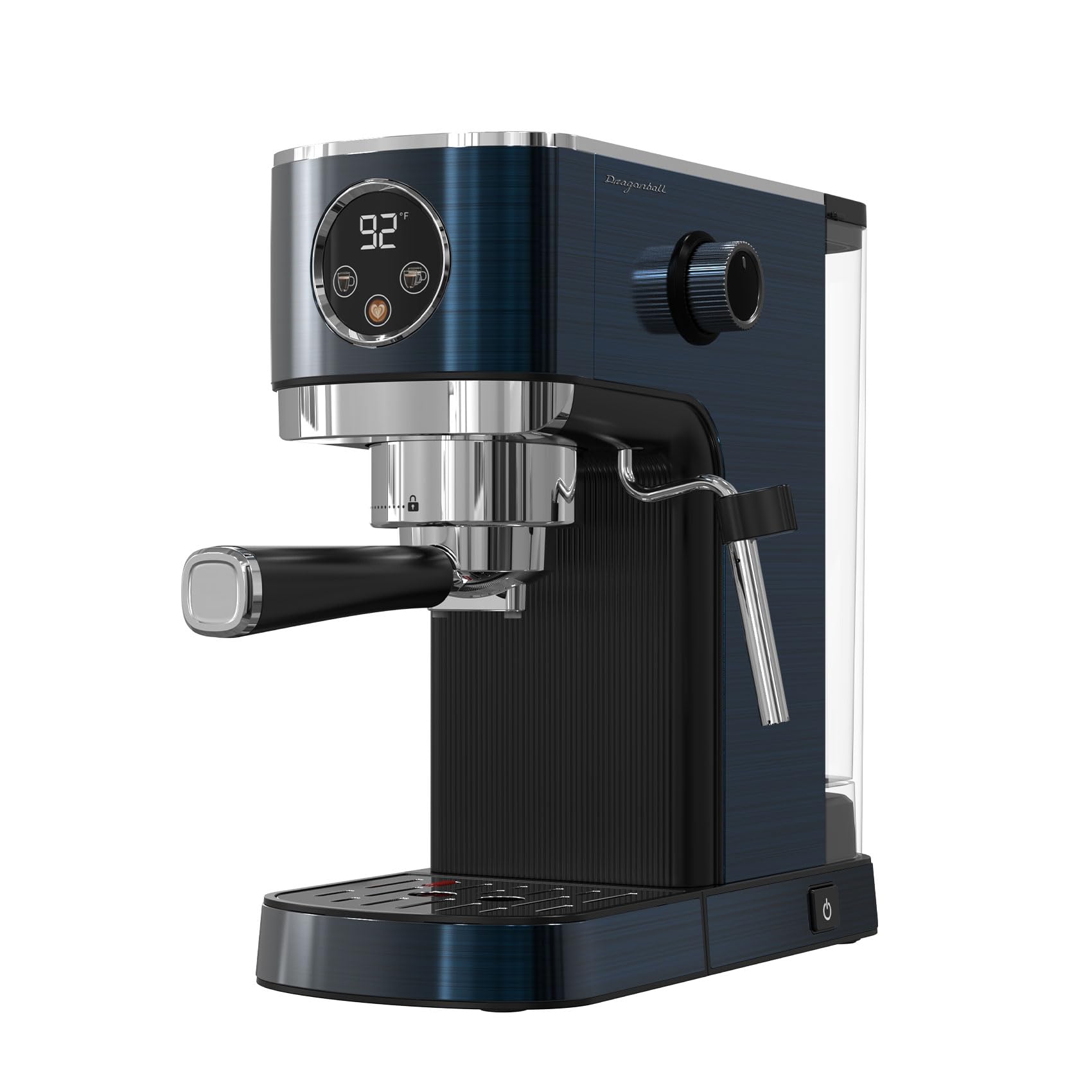 DRAGONBALL Espresso Machine 20 Bar,Espresso Maker With Milk Frother,Coffee Machine With Removable Water Tank, Automatic Espresso Machine For Home,Espresso Coffee Maker,Blue