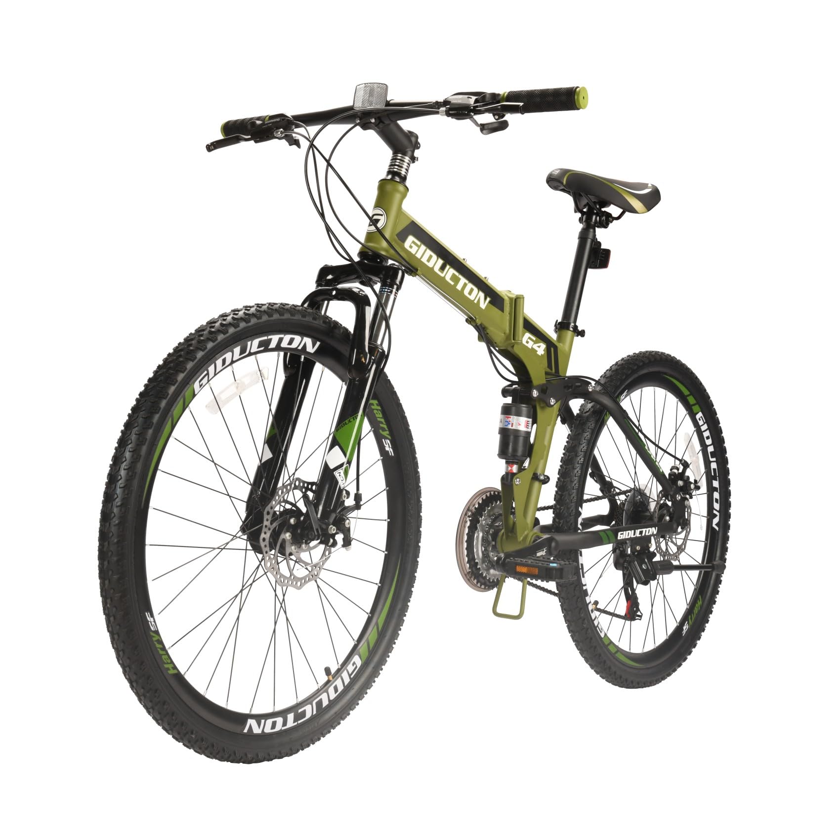 EUROBIKE 26 in Mountain Bike Folding Bicycle 21 Speed 3 Colors (Blue)