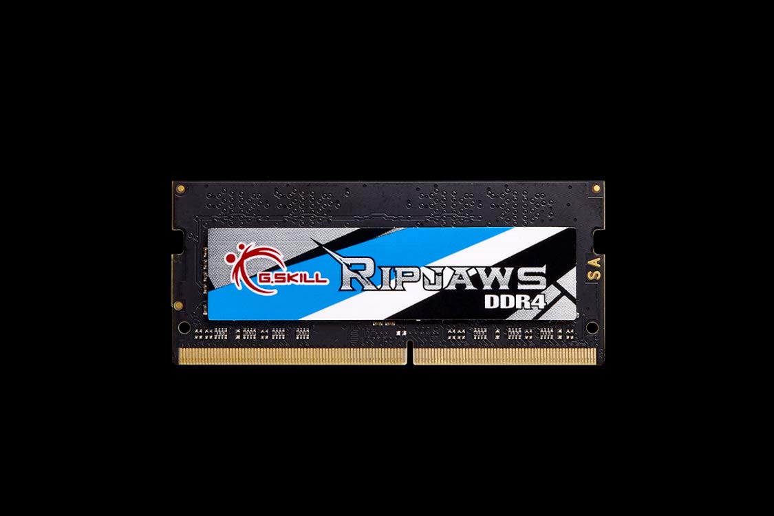 G.SKILL Ripjaws DDR4 SO-DIMM Series DDR4 RAM 8GB (1x8GB) 2666MT/s CL19-19-19-43 1.20V Unbuffered Non-ECC Notebook/Laptop Memory SODIMM (F4-2666C19S-8GRS)