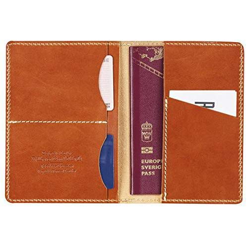 Fjallraven Men's Passport Wallet, Leather Cognac, One Size