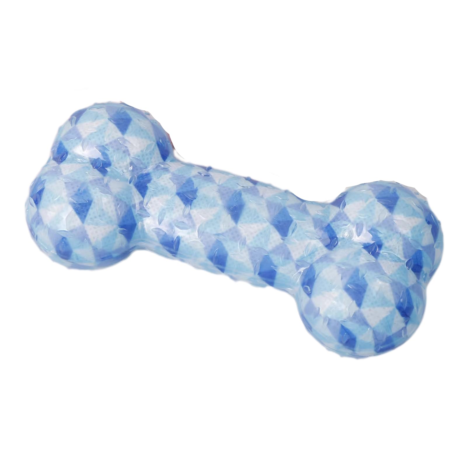 LOQNXQZC Pet molar toy ringing bone dog chewing biting bone molar Rod interactive rubber dog bite training dog, 6.3x2.9x1.6 inch *2
