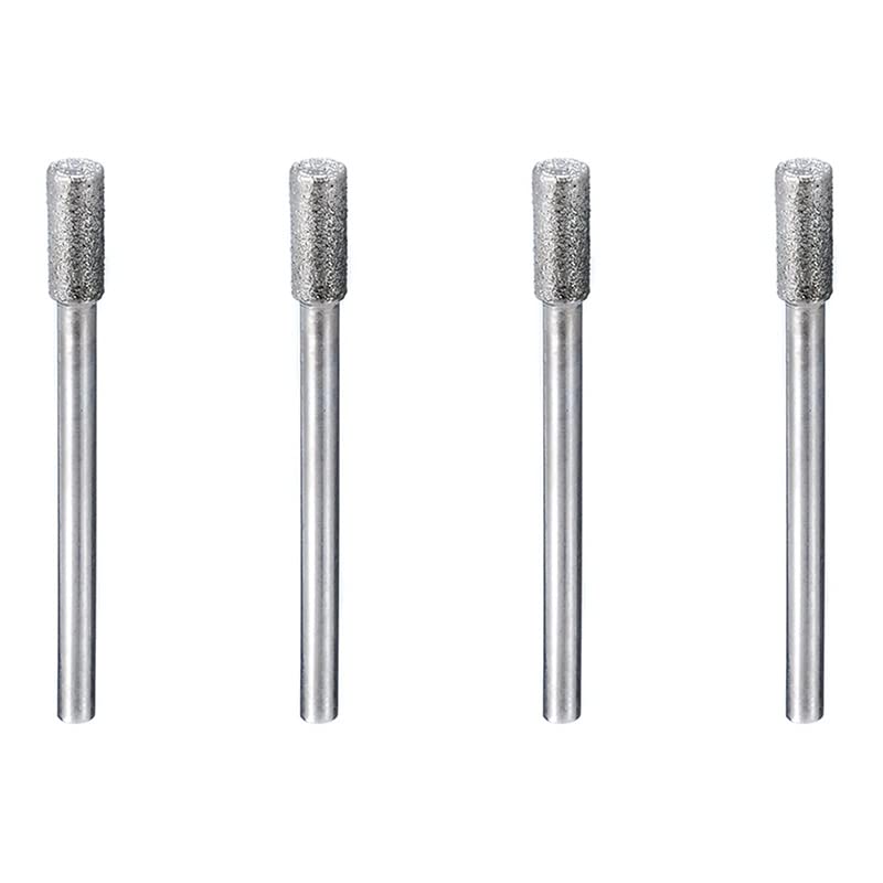 Sharpening Bits Set For Dremel Rotary Tool Grinding Wheels + Sharpener Stones Sharpen Lawn Mower Blade Axe Hatchet Hedge Shears Loppers Flat Grinder Wheel Bit Cylinder Stone Burr Pink Aluminum Oxide