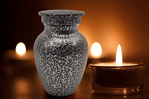 Small Urns for Human Ashes Keepsake - Mini Urn Set of 2, Exquisite Hand Engraved Sharing Tokens Urns to Remember Your Love One Lost - 2" Personal Tiny Ash Urn Ashes Holder for Adults w/Velvet Bag