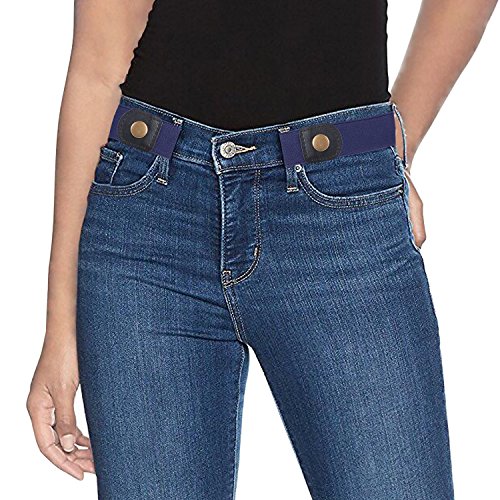 SUOSDEY No Buckle Invisible Stretch Belts for Men/Women Belt for Jeans pants No Hassle,No Bugle