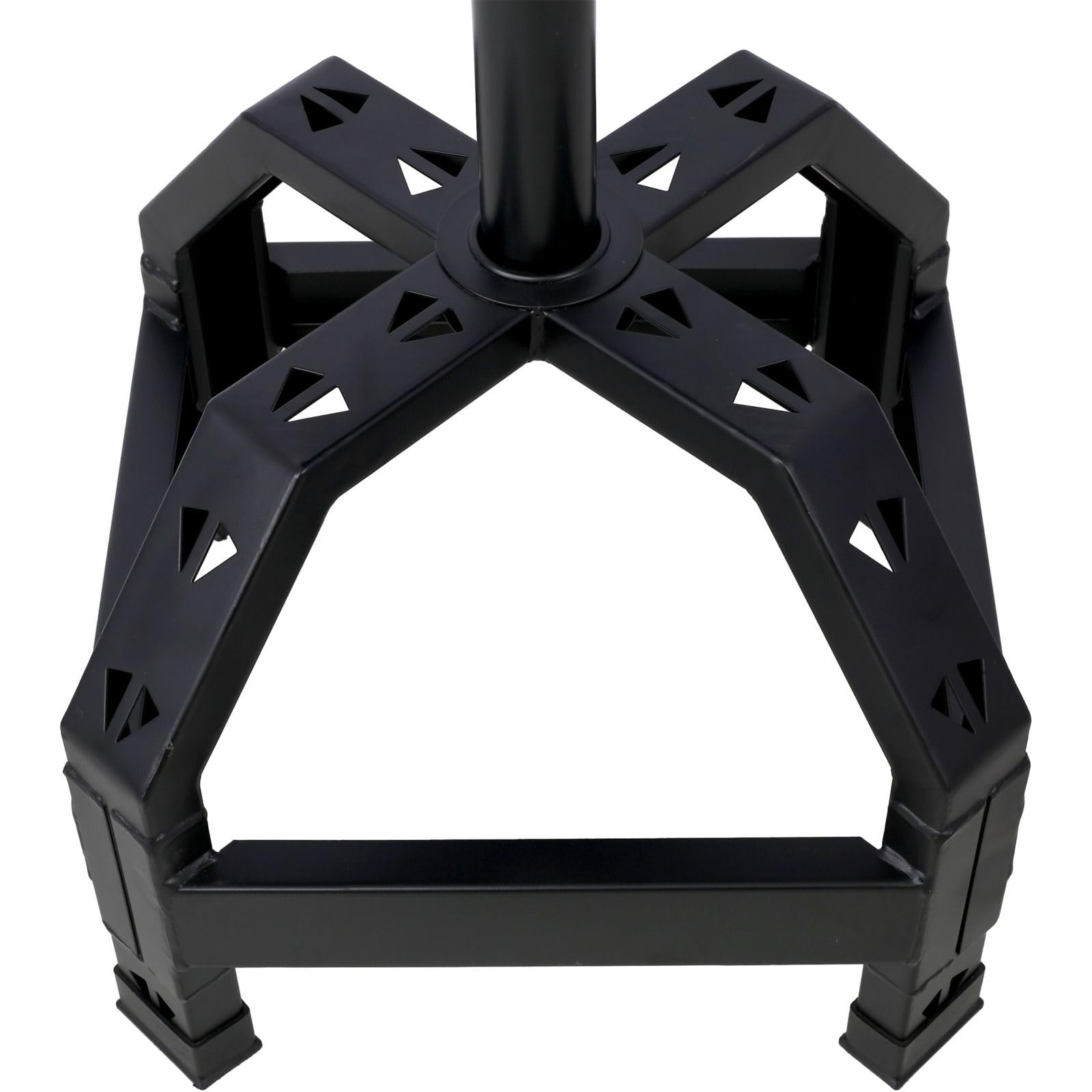 FRITHJILL Heavy Duty Pneumatic 360 Degree Swivel Mechanics Stool with Foam Cushioning and 300 Lb Weight Capacity, Black
