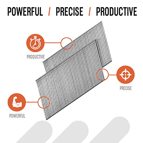 Paslode, Finishing Nail, 650047, 20 Degree Angled Galvanized, 16 Gauge, 2,000 per Box, 2 inch