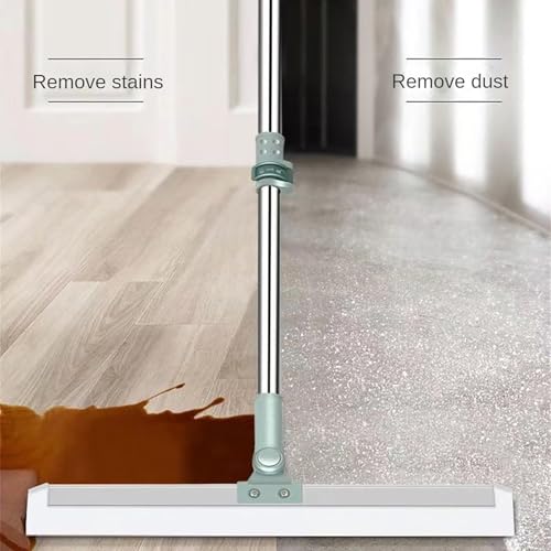 Silicone Broom | Multifunctional Hair Sweeping Tool with Retractable Handle | Floor Squeegee Scrubber for Living Room, Living Room Cleaning Tool, Kitchen, and Bathroom Cleaning Tasks