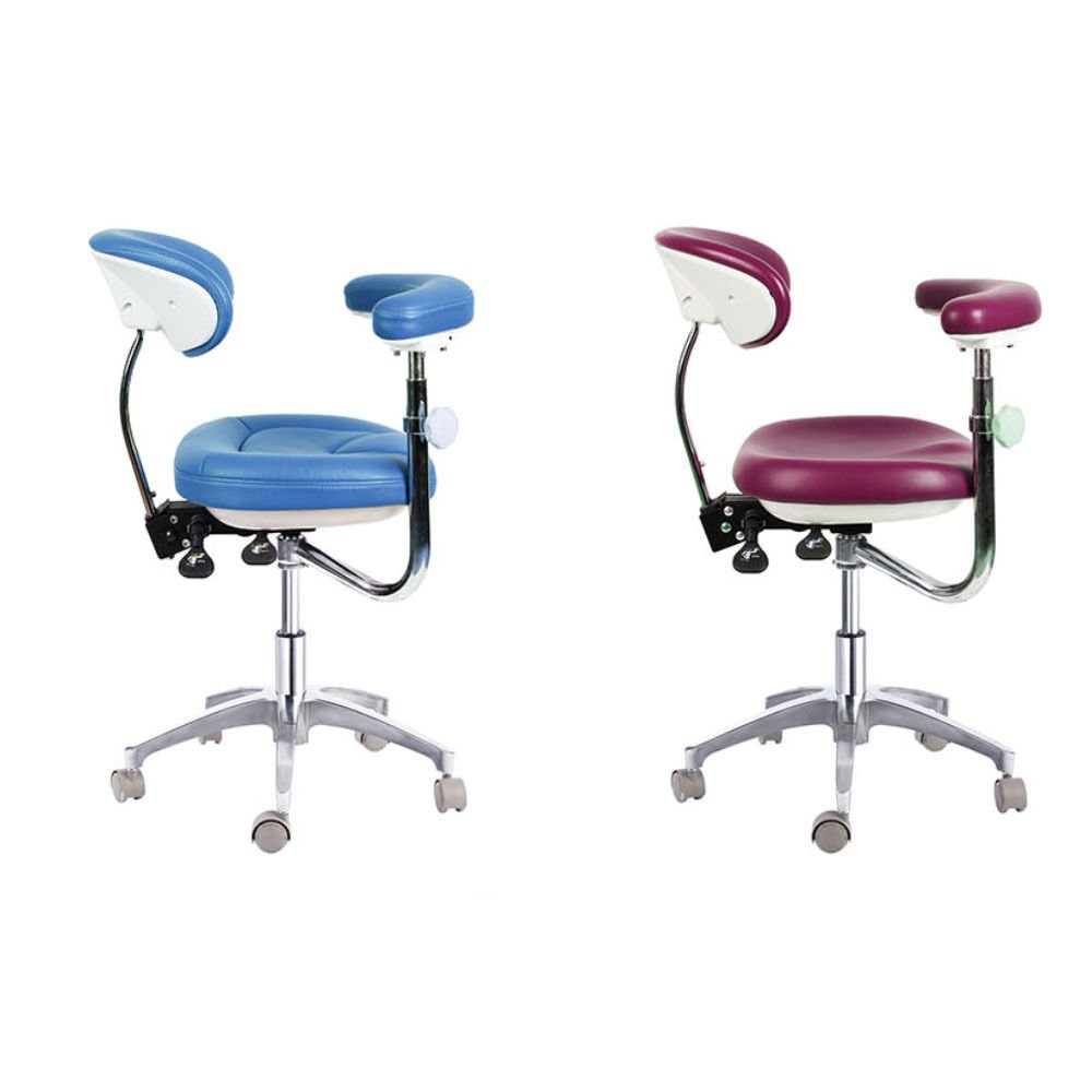 PU Leather Medical Dental Dentists Chair Doctors Stool QY600-1 Mobile Chair Sold by Oubo Detnal