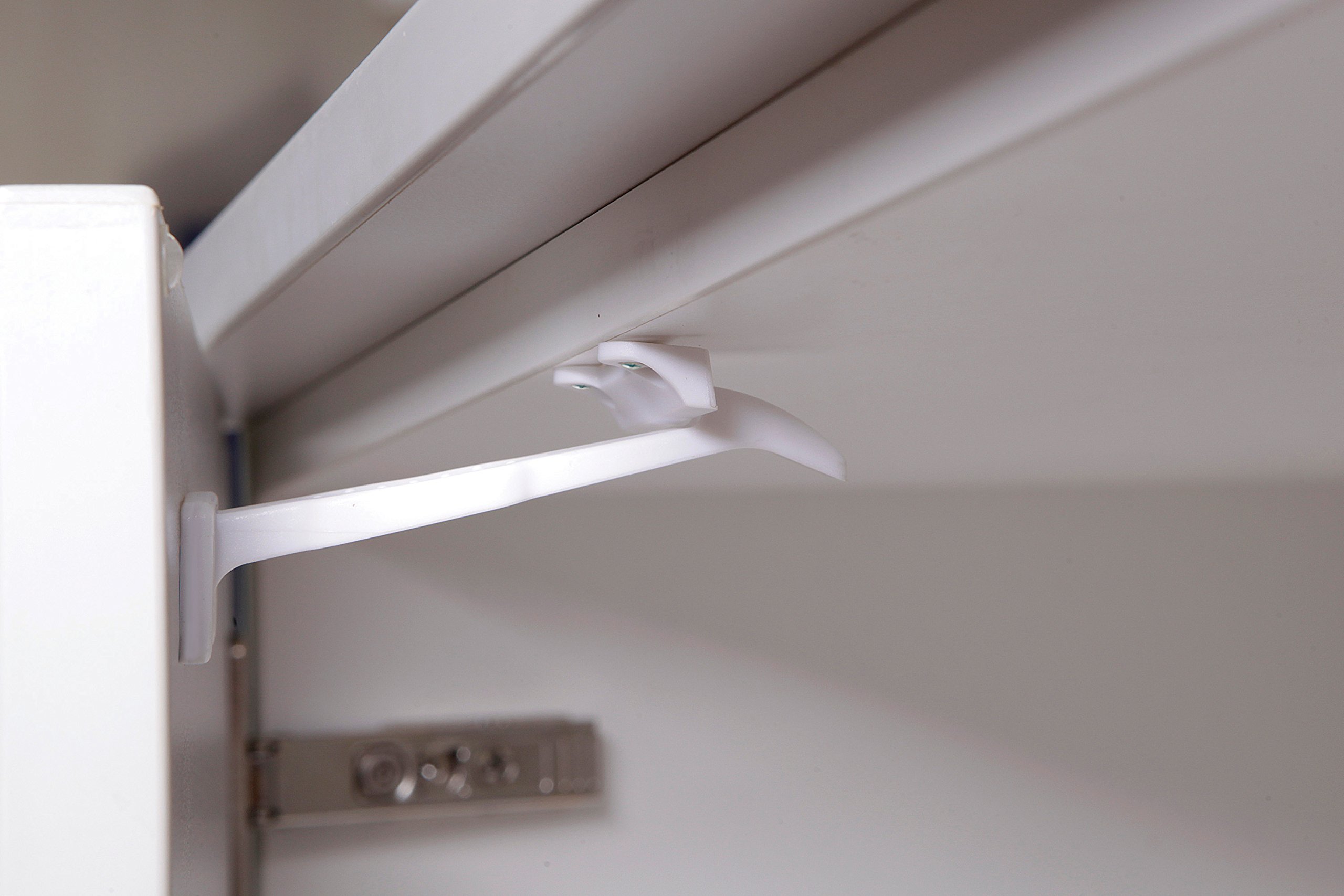 Dreambaby Secure Catches for Drawers and Cabinets - Baby Safety Locks - Model L1404A
