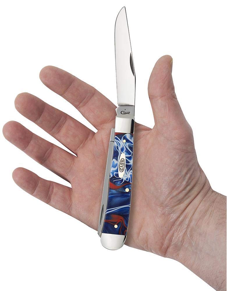 Personalized Case Patriotic Kirinite Smooth Trapper with Free Laser Engraving