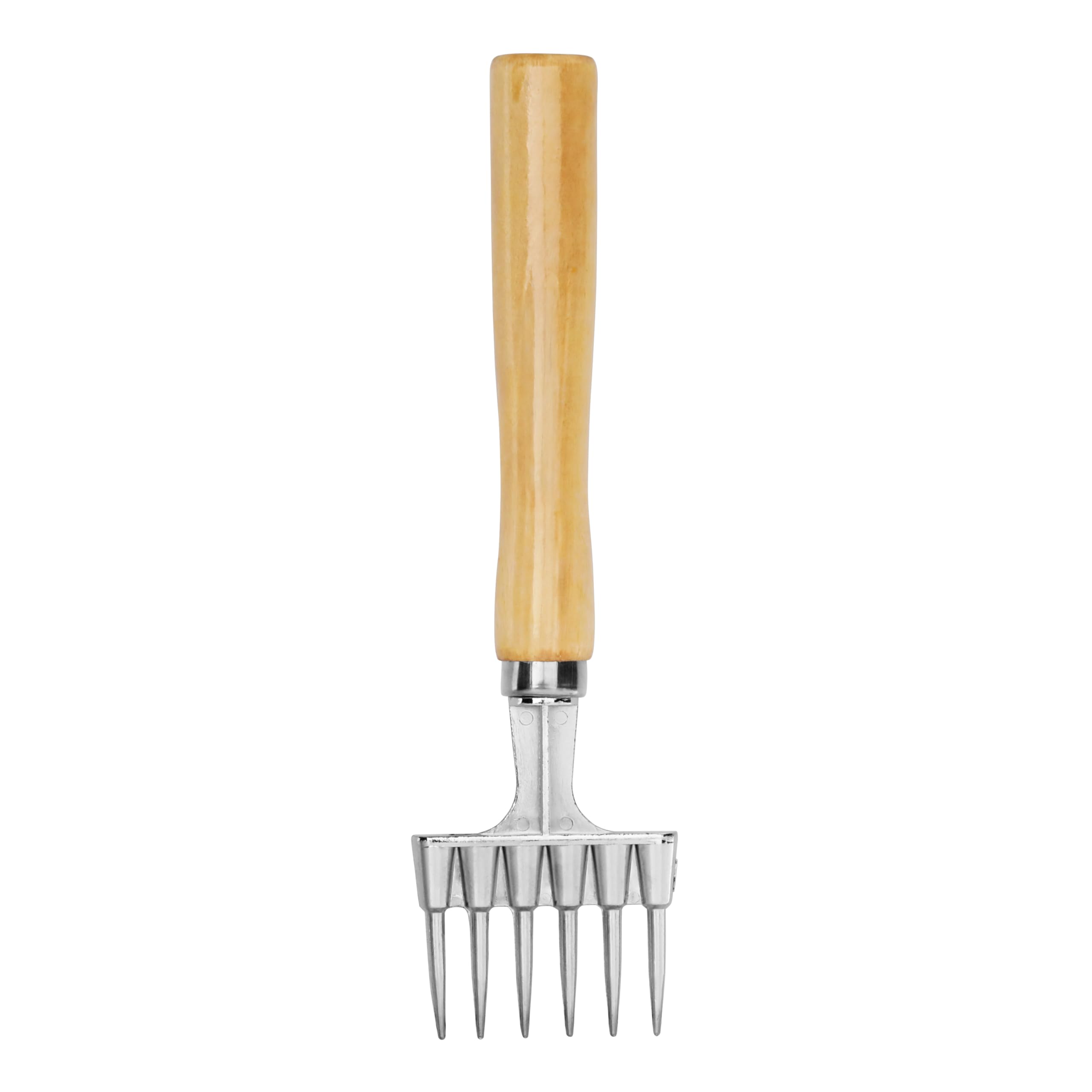 New Star Foodservice 48346 Ice Chipper Crusher Nickle Plated with Wood Handle, 9", Silver