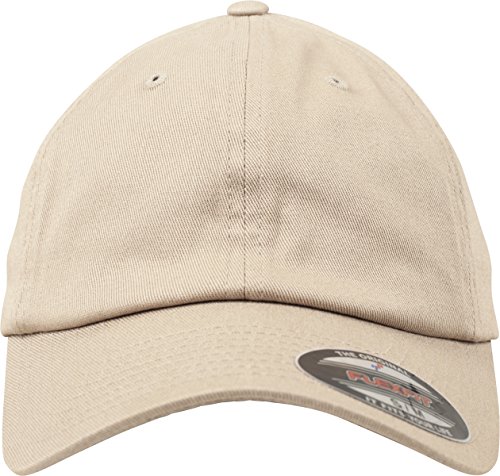 Flexfit Cotton Twill Dad Cap, Khaki, Large-X-Large