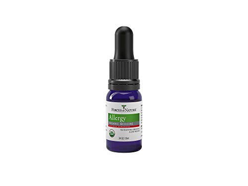 Forces of Nature Allergy Relief, Organic Maximum Strength Homeopathic Medicine, 0.34 Fl Oz, Immune Support & Multi Symptom Relief from Indoor & Outdoor Allergies, Runny Nose, Itchy Eyes, Non-Drowsy