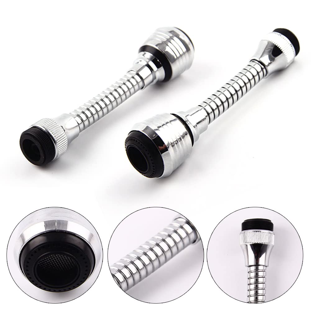 Flexible Faucet Sprayer | Flexible Tap Extension Aerator 360 Degree Rotatable - Water Saving Faucet Extension Sprayer for Kitchen Sink Speesy