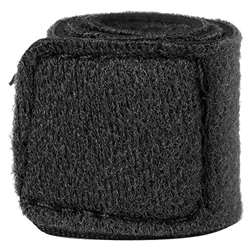 FECAMOS Fishing Accessories, High Flexibility Fishing Gear Strap Very Convenient Reusable Soft Diving Material Convenient Practical 3-5 Rods Capacity for Fishing Tools(Black)