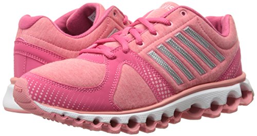 K-Swiss Women's X-160 Heather CMF Cross-Trainer Shoe, Honeysuckle/Geranium Pink, 6 M US
