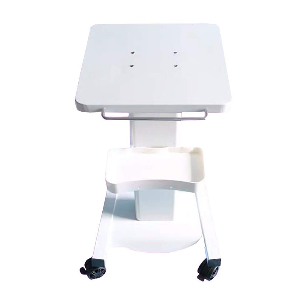 Lightweight Beauty Instrument Cart with Handle, Small Bubbles Cart with Storage Tray ; Universal Brake Wheel, 10Kg Load, PIBM
