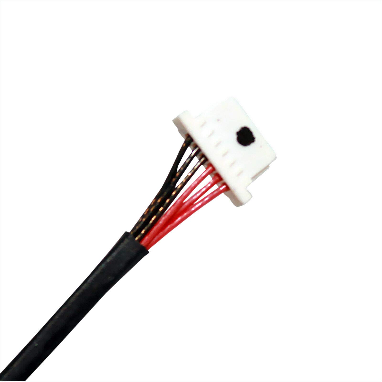 GinTai DC Power Jack with Cable Socket Plug Charging Port Replacement for Samsung Serie 7 Slate XE700T1A-H01AU XE700T1A-A06US