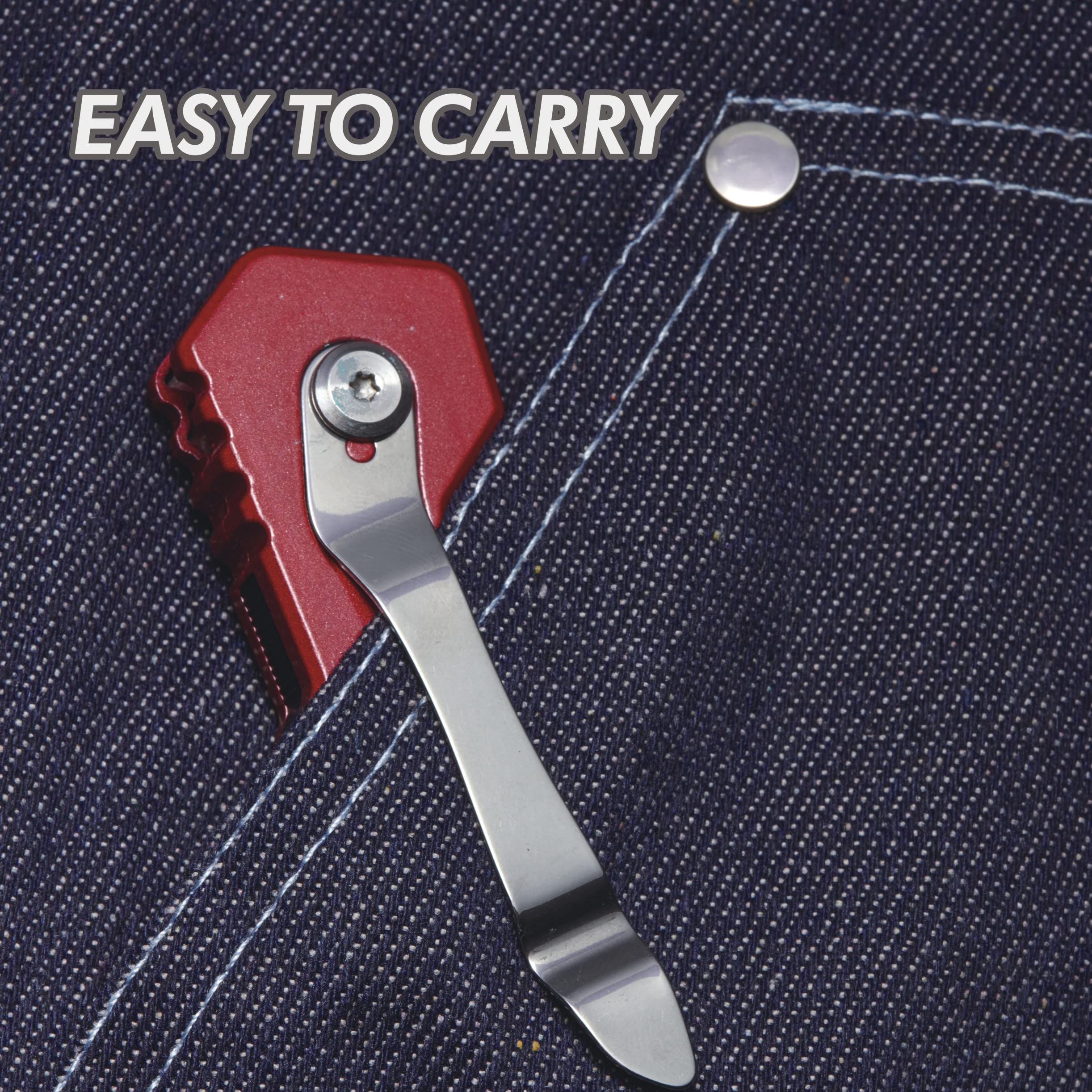 KATA 3-Pack Heavy Duty Box Cutter Folding Utility Knife With Zinc Alloy Body, Quick Change Blades, Lock-Back Design, Extra 12pc Blades For Cartons, Cardboard and Boxes