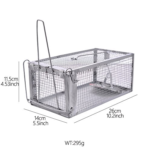 MATATA Humane Mouse Trap Live Animal Cage Trap for Rats Mice Gopher Rodents Chipmunks and Similar Sized Pests