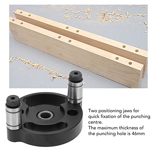 Drill Hole , Aluminium Alloy Drill Hole Jig, Woodworking Hole Puncher Locator Dowel Drilling Punching Tool Set, Woodworking Project Kits