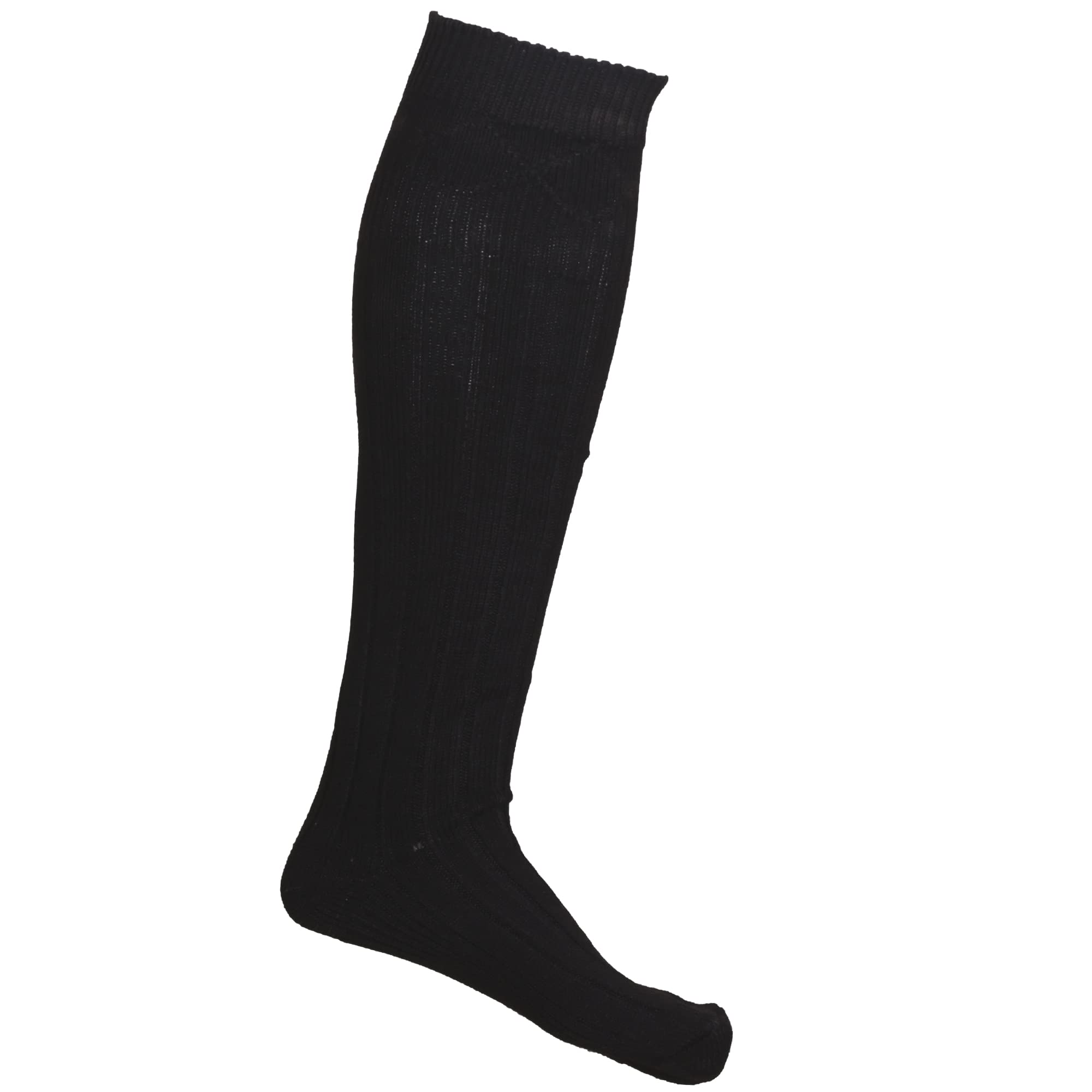 Goldia Clothes Industry Men's Scottish Highland Wear Long 65% Wool Kilt Hose Socks (as1, alpha, l, regular, regular, Black)