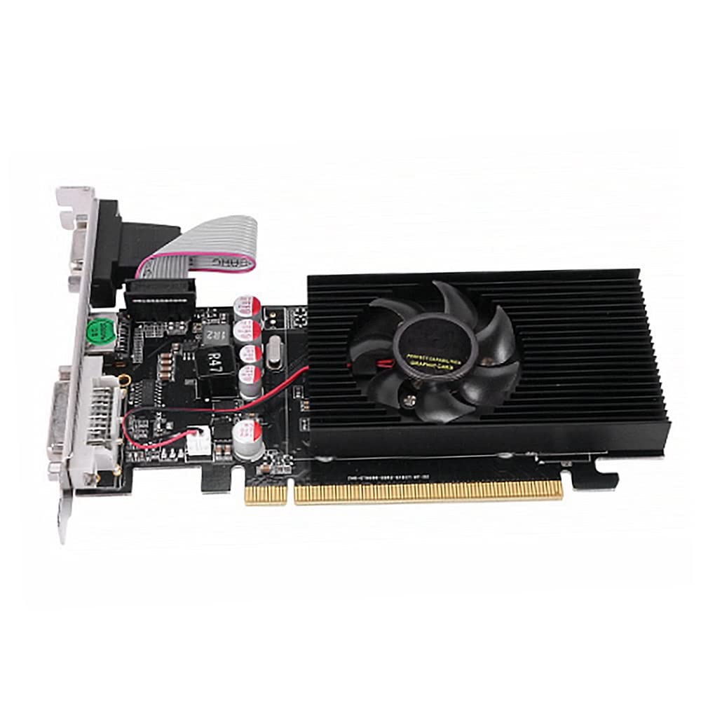 Limnyves GT210 1GB Cards 64Bit Video Card for GPU PC Games DVI-I -Compatible VGA Used Dual-Screen Card