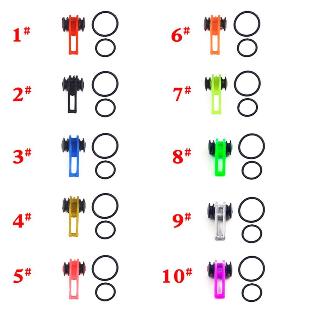 Fishing Hook Secure Keep Durable Jig Hooks Safe Keeping Fishing Accessories Angling Supplies Fish Tackle for Fishing Rod Tool 10Pcs/Pack(9)