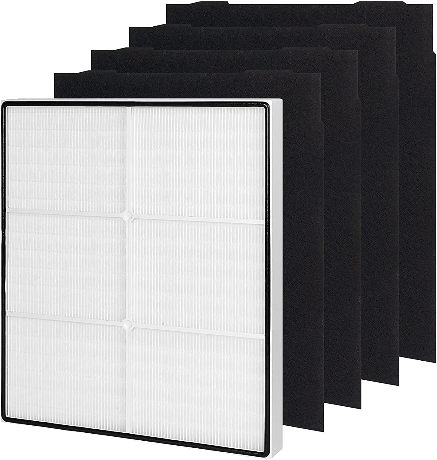Future Way 510 Filter Replacement Compatible with Whirlpool Whispure AP510 and AP450 Air Purifier, with 4 Carbon Filters, Part# 1183054k