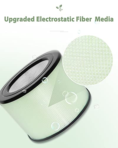 Future Way Upgraded Filter Compatible with Honeywell 50250/24000 / 24500 Air Purifier, 2 Wrapping Carbon Filters