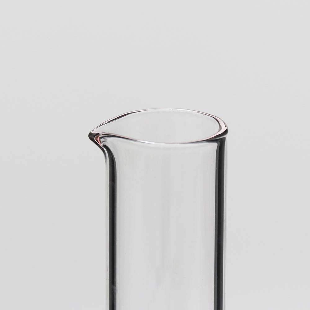 ULAB Scientific Thick Glass Graduated Measuring Cylinder Set, 2 Sizes 100ml 250ml 3.4oz 8.5oz, 3.3 Borosilicate, Hexagonal Base, UMC1005