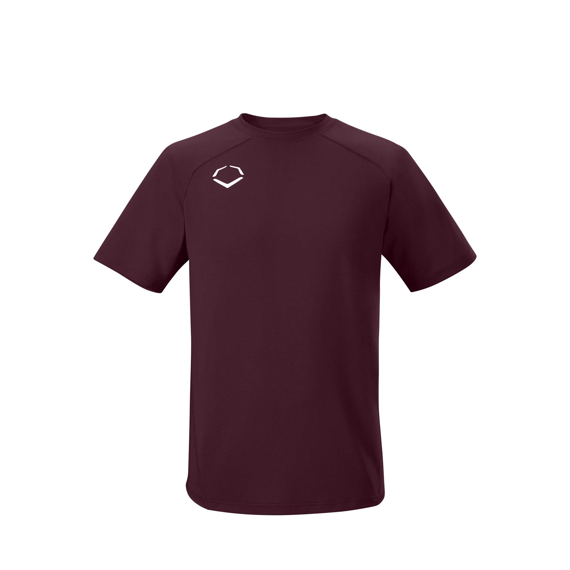 EvoShield Adult Pro Team Training Tee, Maroon - Large