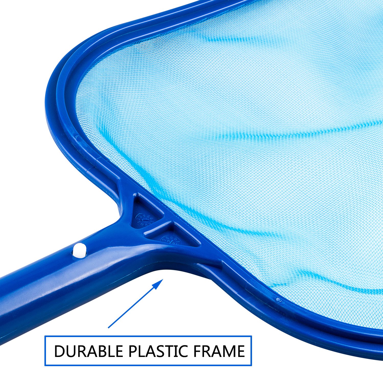 Leaf Skimmer Net Swinging Pool Skimmer Above Ground Pool Maintenance - Fine Mesh Net - for Cleaning Surface of Swimming Pools, Hot Tubs, Spas and Fountains
