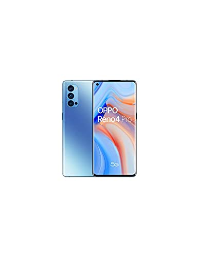 OPPO Reno4 Pro 5G Dual-SIM 256GB (GSM Only | No CDMA) Factory Unlocked Android Smartphone (Galactic Blue) - International Version