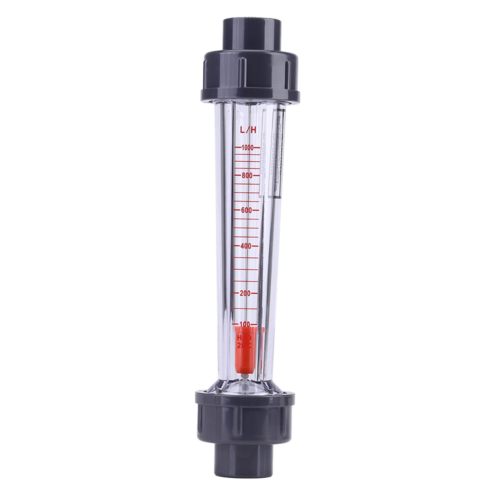 Peak Meter Adult Rotameters Plastic Plastic Tube Type 100 1000L H Water Meter Flowmeter Lzs 15