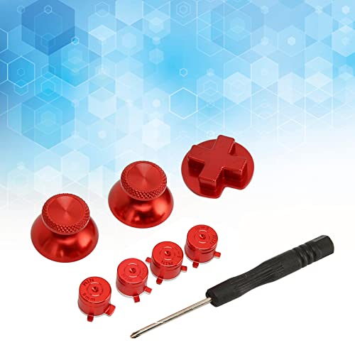 KOSDFOGE Game Controller Metal Buttons D Pad ABXY Cross Aluminum Alloy Repair Buttons Replacement for Switch Pro