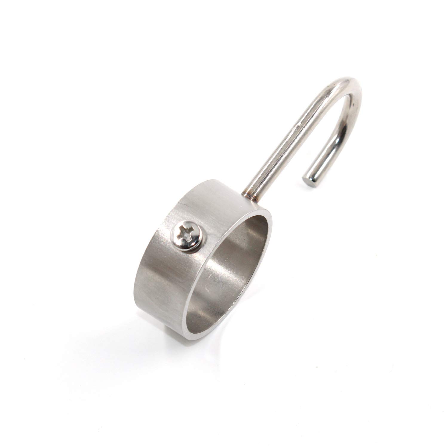 Ulifestar Stainless Steel Kitchen Hanger Hooks,Heavy Duty Rod Tube Rail Hanger Hooks for Hanging Pots and Pans,Towels,Oven Mitts,Fits for 25mm/1" Dia Rod,6 Pack (25mm Diameter)