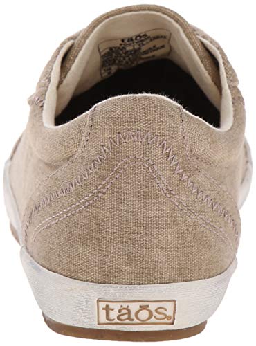 Taos Footwear Women's Star Canvas Sneaker - Style and Comfort Khaki Wash 8.5 M US