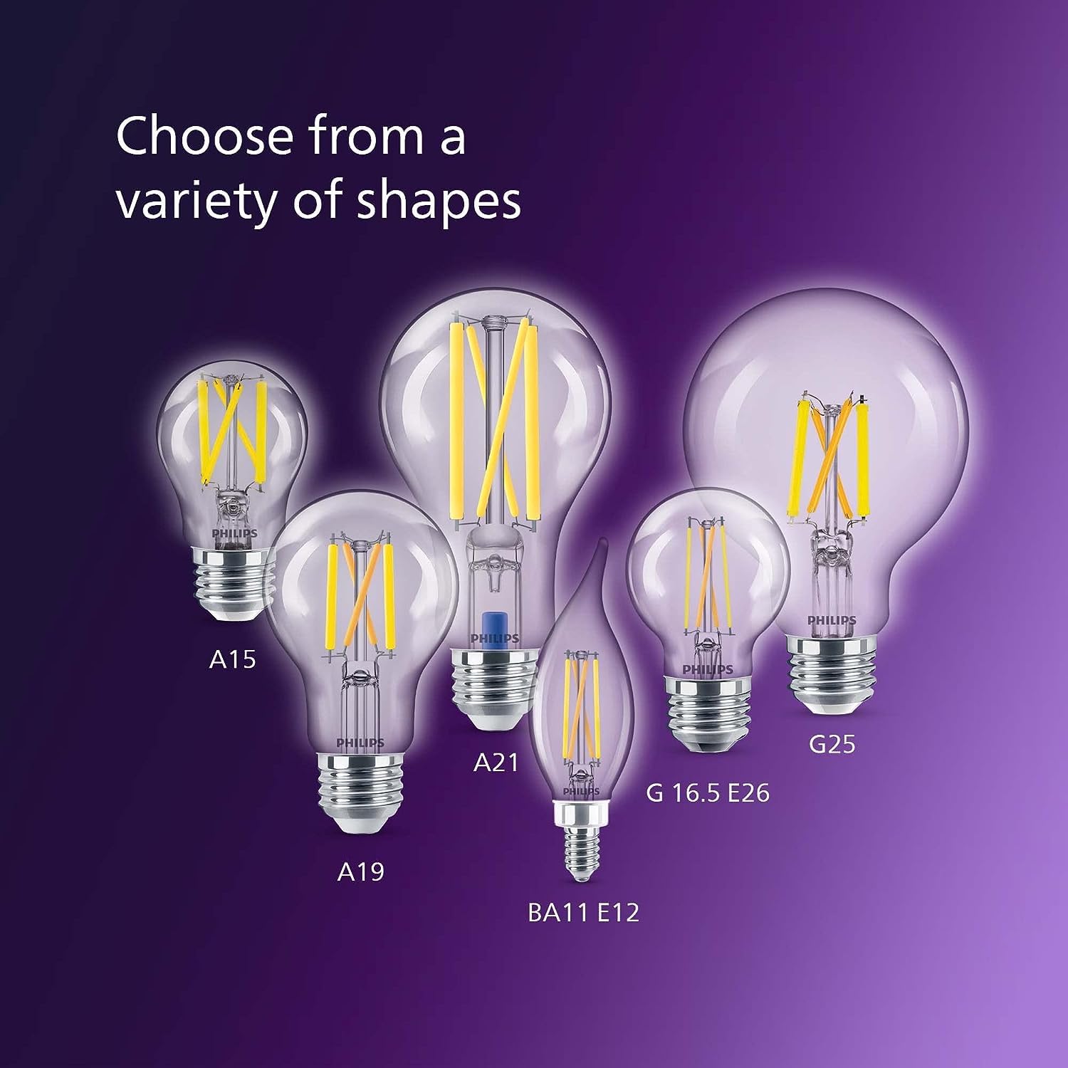 PHILIPS 3.5-Watt Equivalent B11 Ultra Definition Dimmable E12 LED Light Bulb Soft White 2,700K (9-Pack)