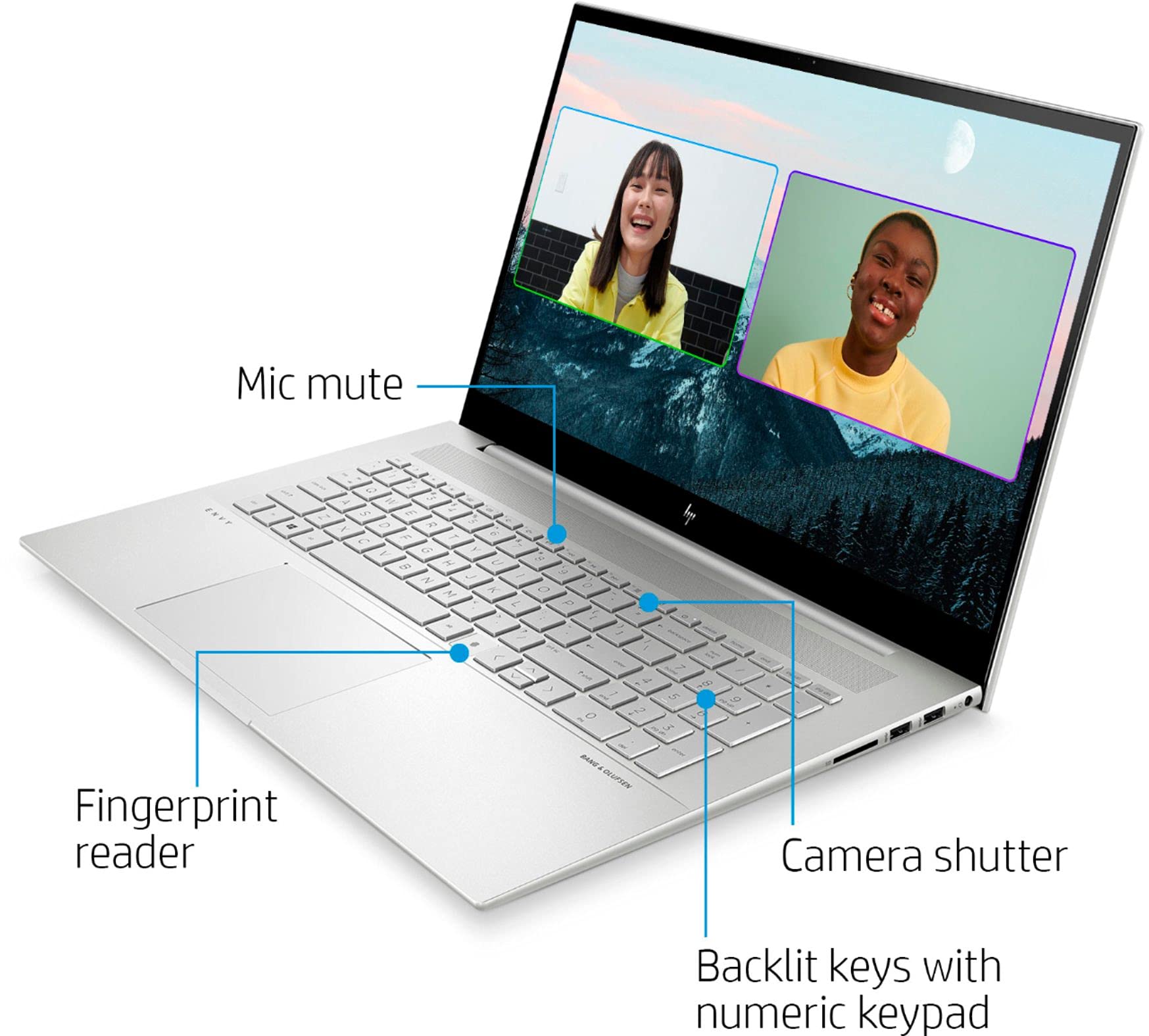 HP 2022 Envy Laptop 17.3in FHD IPS Touchscreen 11th Intel i7-1165G7 NVIDIA Geforce MX450 Graphics 20GB DDR4 1TB SSD WiFi AX BT HDMI USB C Backlit Keyboard Fingerprint Win10 Pro w/TLG 32GB USB