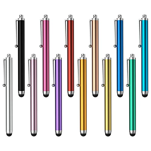 Stylus Pens for Touch Screens, Universal Stylus Pen 12 Pack High Precision Capacitive Stylus for iPad/iPhone/Android/Tablets/Chromebook/Kindle/Galaxy All Universal Touch Screen Devices