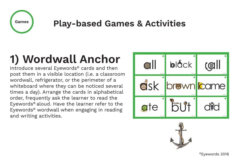 Teaching Cards and Dictionary Combo, Words 1-150