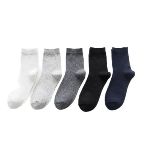 HGB Wei-Secret Men's socks, four season socks, Medium length socks, sports socks,Casual socks (5 pairs)
