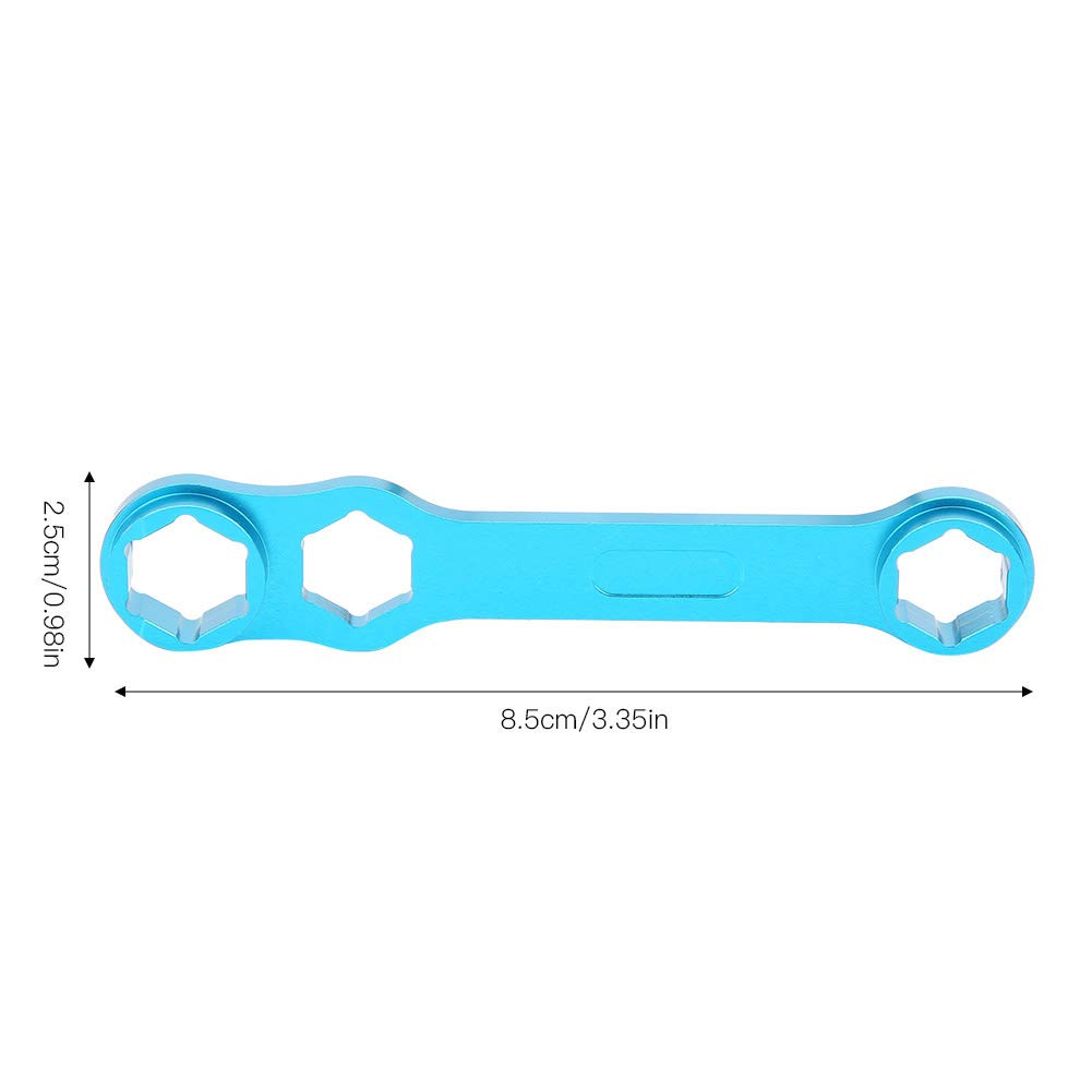 Fishing Reel Maintenance Tool, Professional Manufacturing Fishing Reel Repairing Tool for Disassembly of Three Size Crank Nuts
