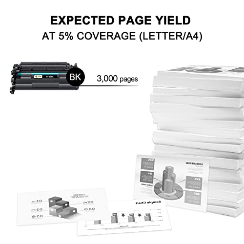 Toner Bank 58A CF258A Compatible Toner Cartridge with Chip Replacement for HP 58A CF258A 58X CF258X Pro M404n M404dn M404dw MFP M428fdw M428fdn M428dw M404 M428 Printer (Black, 2 Pack)