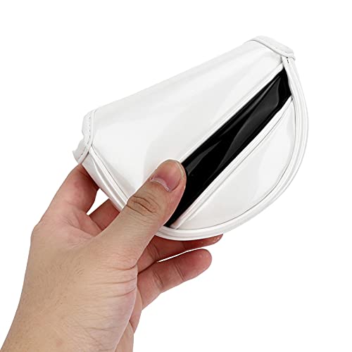 Golf Putter Headcover, Leather Semicircular Cotton Ball Joint Sleeve Protector Club Headcovers Accessory